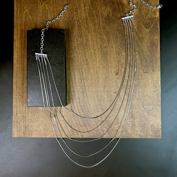 Sasha Necklace in Silver