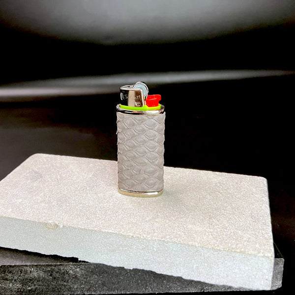 Storm Grey Mini Bic Lighter Case